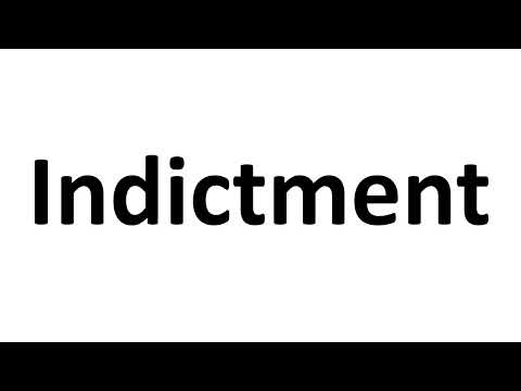 How to Pronounce Indictment