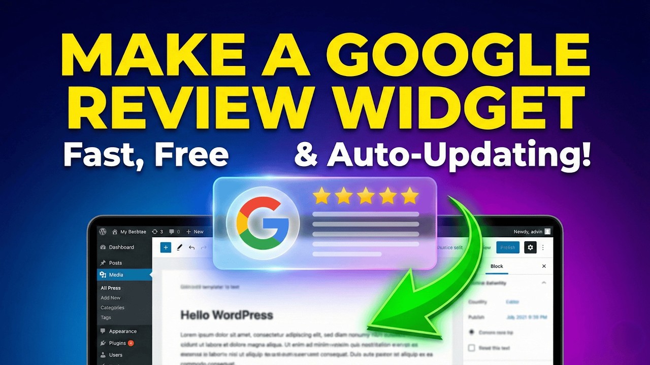 How to Add a Google Reviews Widget to Your Website (Fast & Free!)