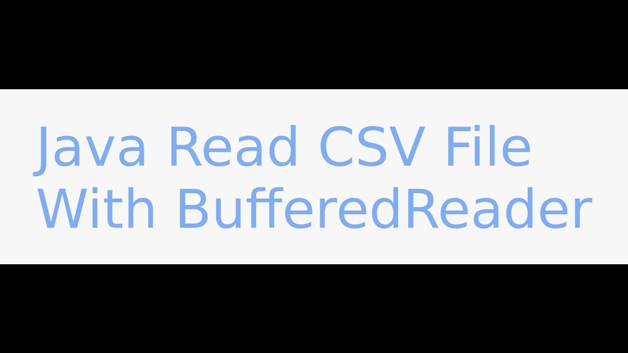 Java: read CSV file with BufferedReader