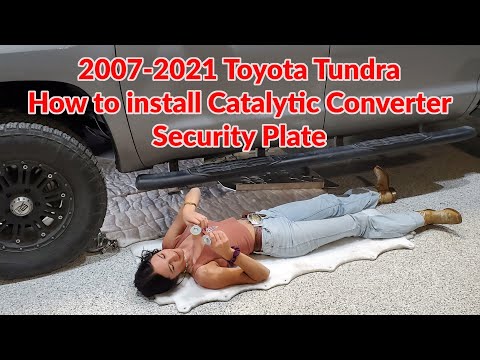 2007-2021 Toyota Tundra CrewMax Double Cab - Catalytic Converter Plate Installation Gen 2