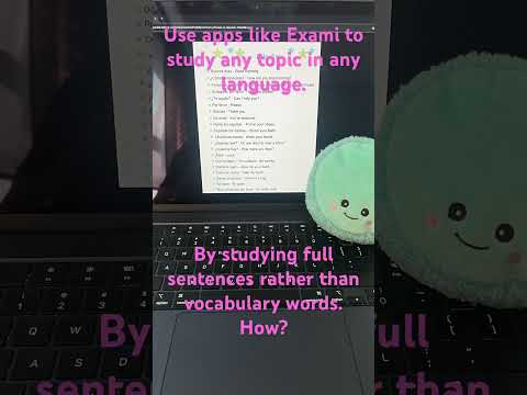 Exami makes learning languages easy #study #espanol #english #chinese #tiktok