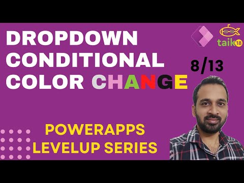 Combobox Background Conditional Color Change in PowerApps by taik18