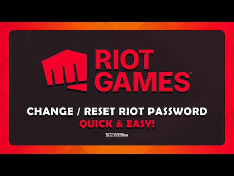 How To: Change Riot Games Password - (Quick & Easy)