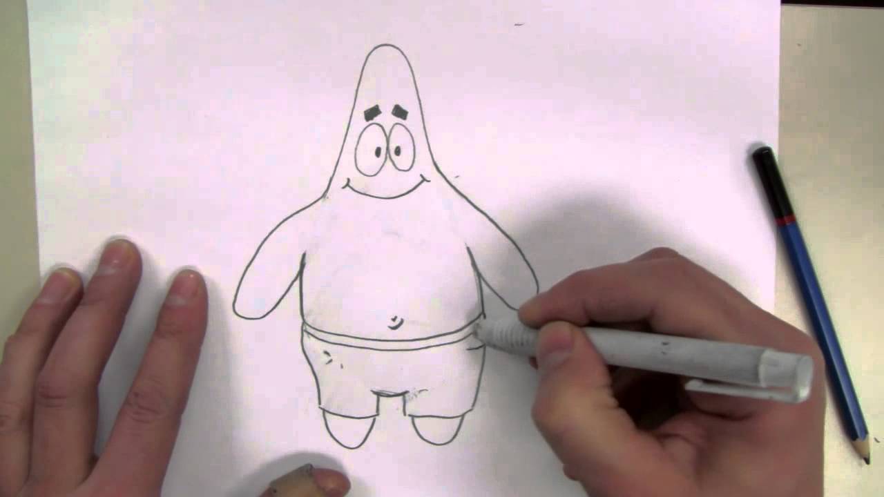 How To Draw: Patrick Starfish from SpongeBob