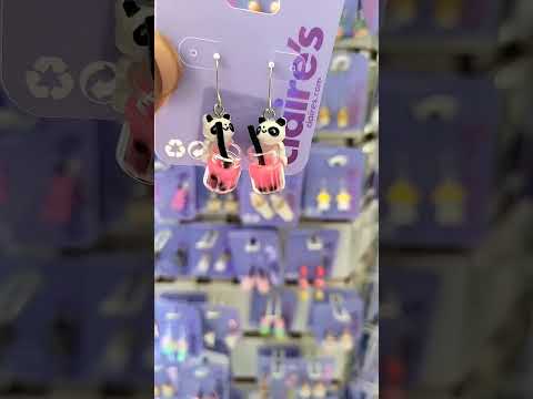 the CUTEST earring haul from #clairesstores 💋