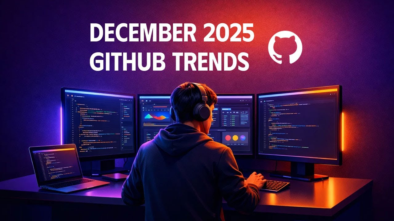 December 2025 GitHub Trends: Top 30 GitHub Projects