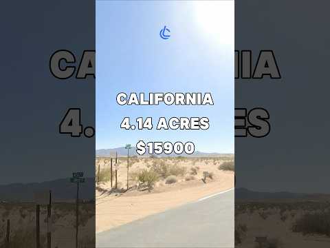 4.14 Acres with road access for Sale in Twentynine Palms California for $15,900 #land #property