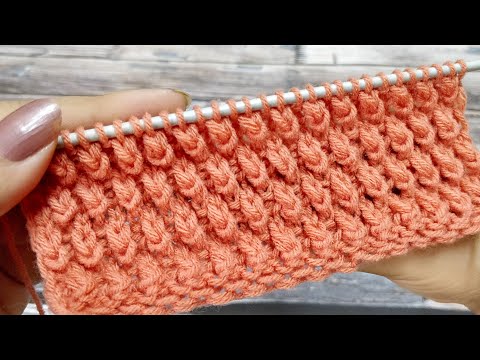 Easy Embossed Knitting Pattern for All Projects 1071