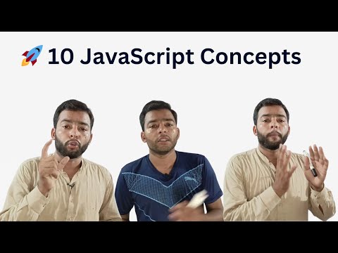 ???? 10 JavaScript Concepts Every Developer Must Master [2024] | Essential Web Development Skills