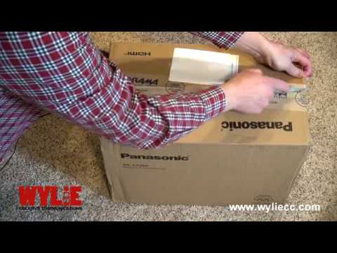 Panasonic AG CX350 unboxing