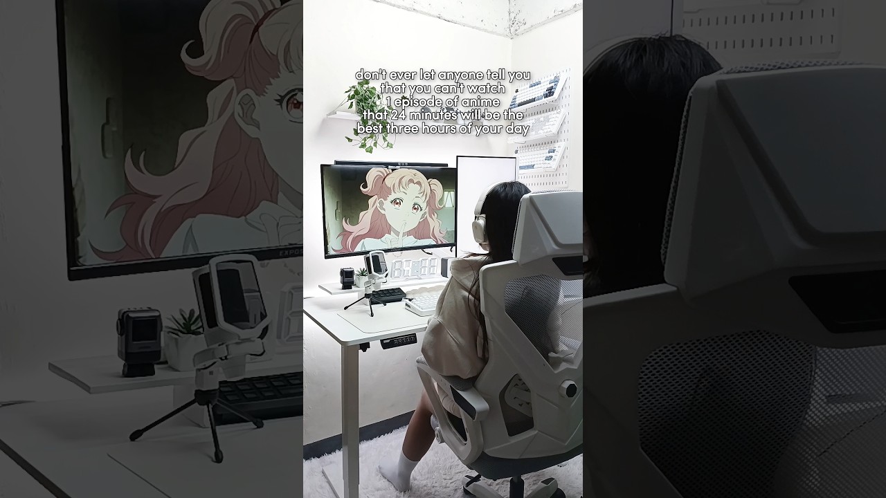 🍑 don't let anyone tell you can't watch anime 🌱 that 24 mins will be the best 3 hours of your day