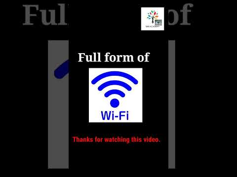 Wi-Fi ka full form kya hota hai ?#anurag #gkhindi