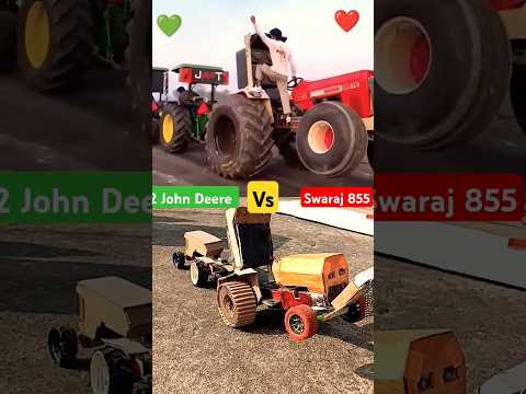 Swaraj 855 vs 2 John Deere #tractor# nishudeshwal #explore#tochan king #tractor #nishudeswal