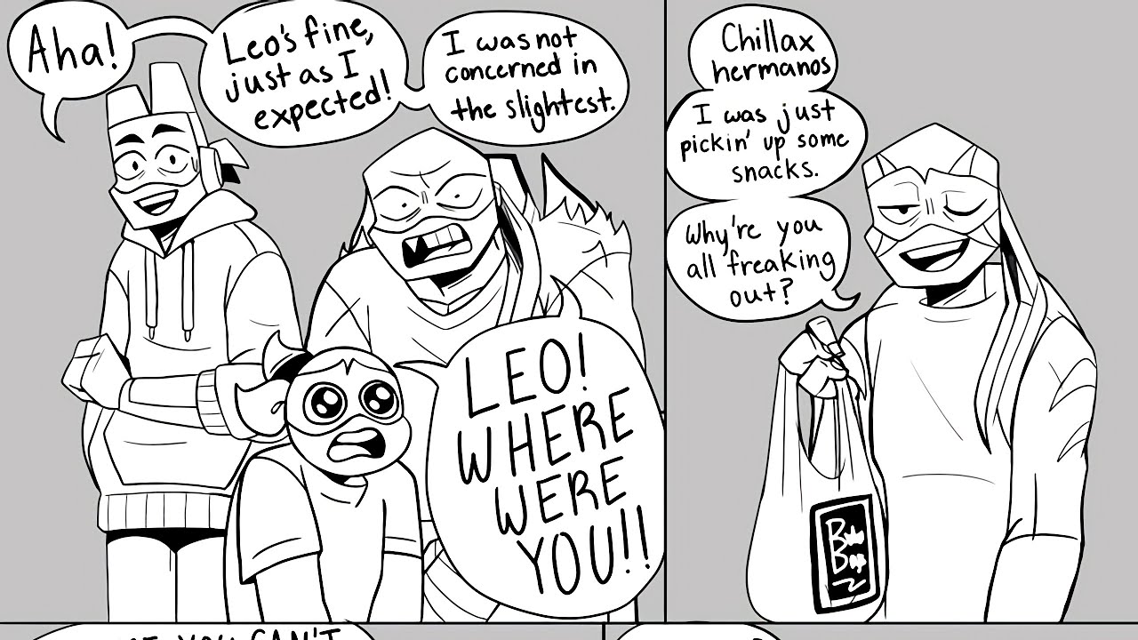 Worries||(ROTTMNT Comic Dub)