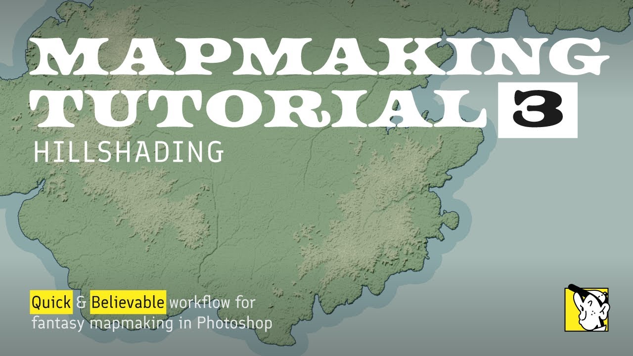MAPMAKING TUTORIAL - EP.3 - Finishing our map with colouring and hillshading