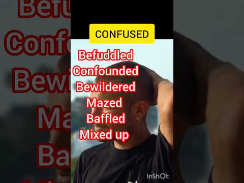 Synonyms of Confused| #shortsfeed #shortvideo #youtubeshorts#viralvideos