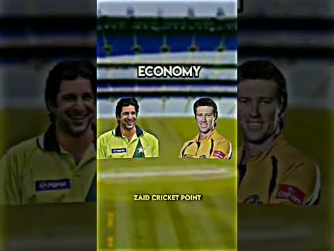 Wasim Akram Vs Glen McGrath Test Comparison