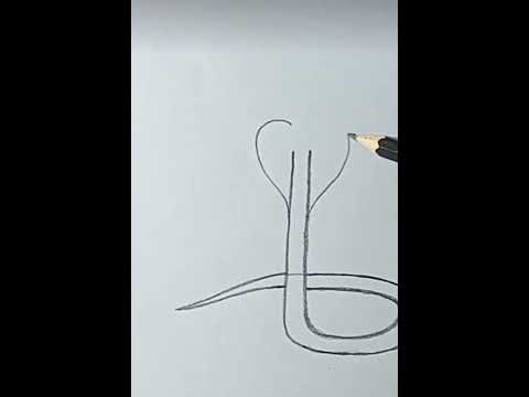 Easy snake drawing # shorts #drawing #subscribe