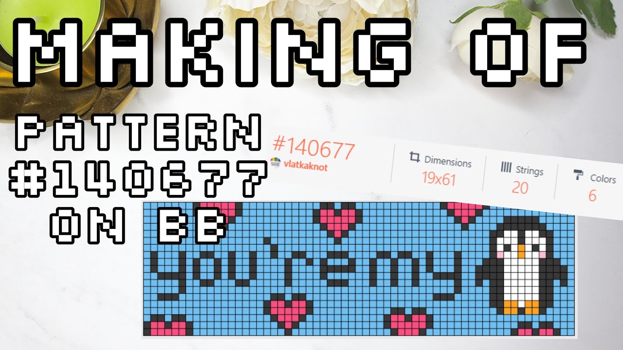 MAKING OF pattern #140677 on BraceletBook 🐧 | VLATKAKNOTS TUTORIALS