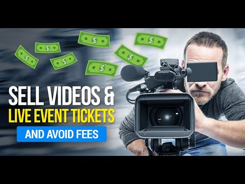How To Sell Videos & Tickets To Your Events Online With PPV Streaming ➡️NO commission! ⬅️