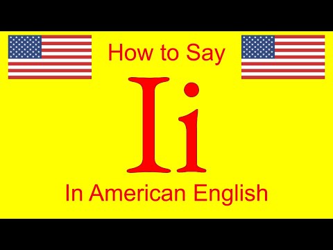 How to Say I in American English