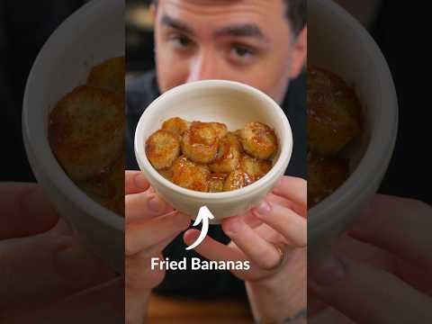 Fried Bananas! #friedbananas #easydessert #dessertrecipe