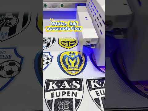 UV flatbed ultra high definition 3D badge printing.#uv #badge #uvprinting #3dprinting #3d #printer