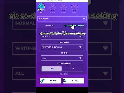 how to invite friends in gartic phone?! #viral #youtubeshorts
