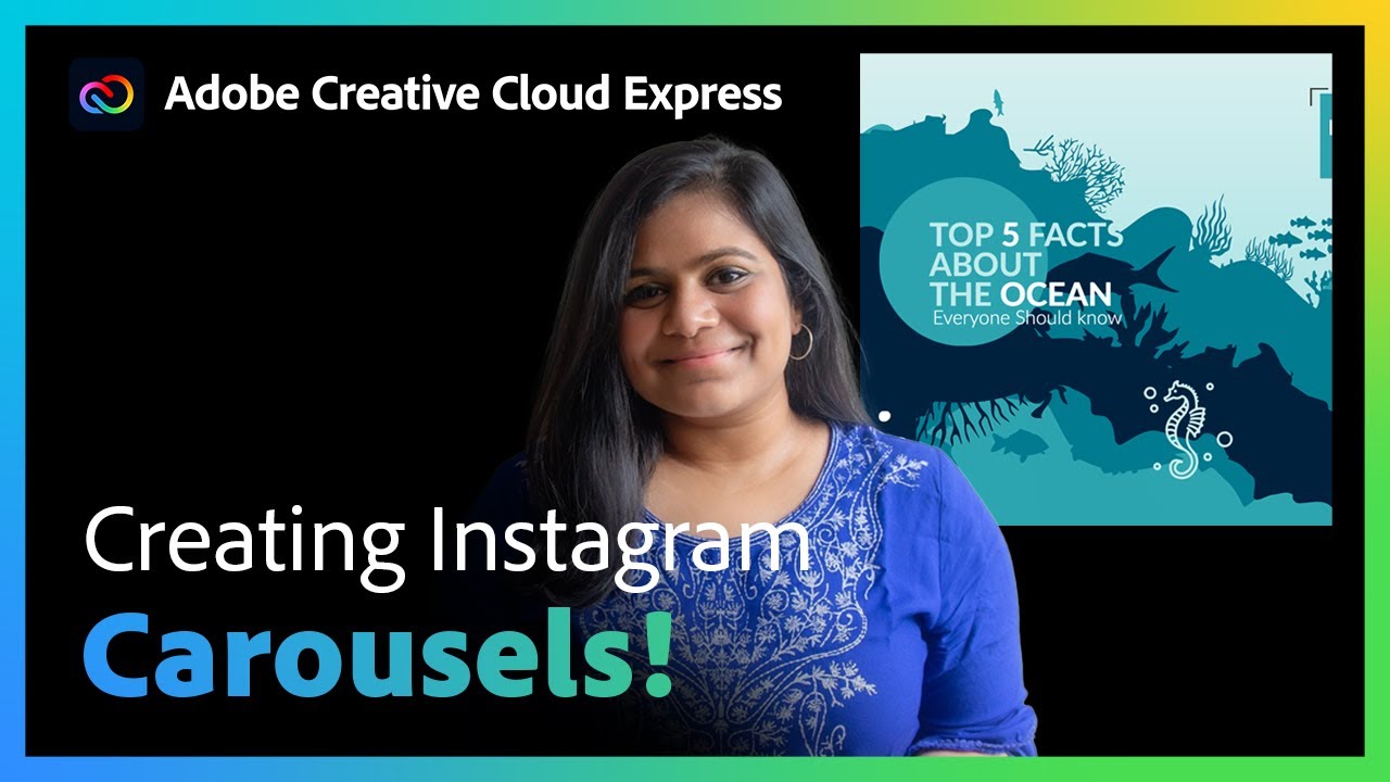 Creating Instagram Carousel Posts #CreateWaves | Adobe Express