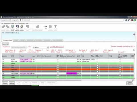 SCM Opening a Patient List