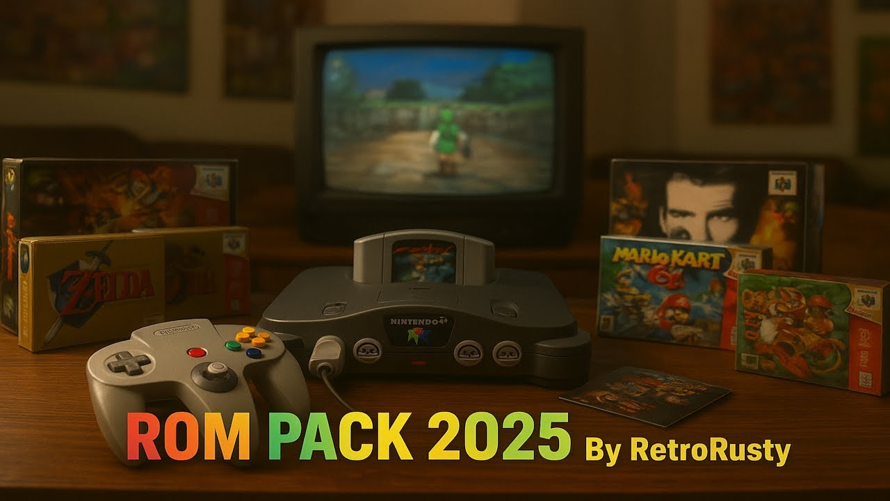 Nintendo 64 (N64) - Rom Pack 2025 (389 Games + Art) - Retrobat