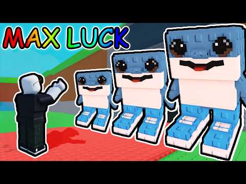 using INFINITE LUCK to get SECRETS in Roblox steal a brainrot...