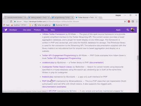Learn Twitter api in php part1 Creating app on twitter - Mind Luster