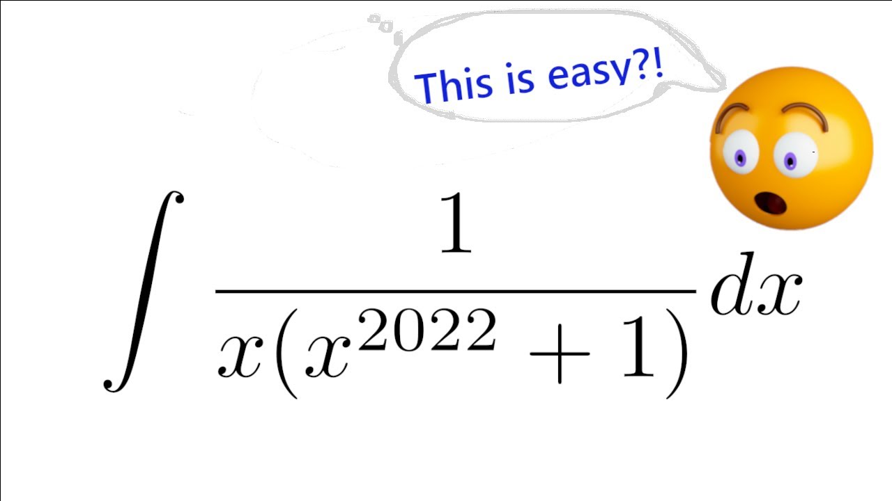 Difficult looking but easy integral |Daily integral Problem |Question 5 #integral #apcalculus #math