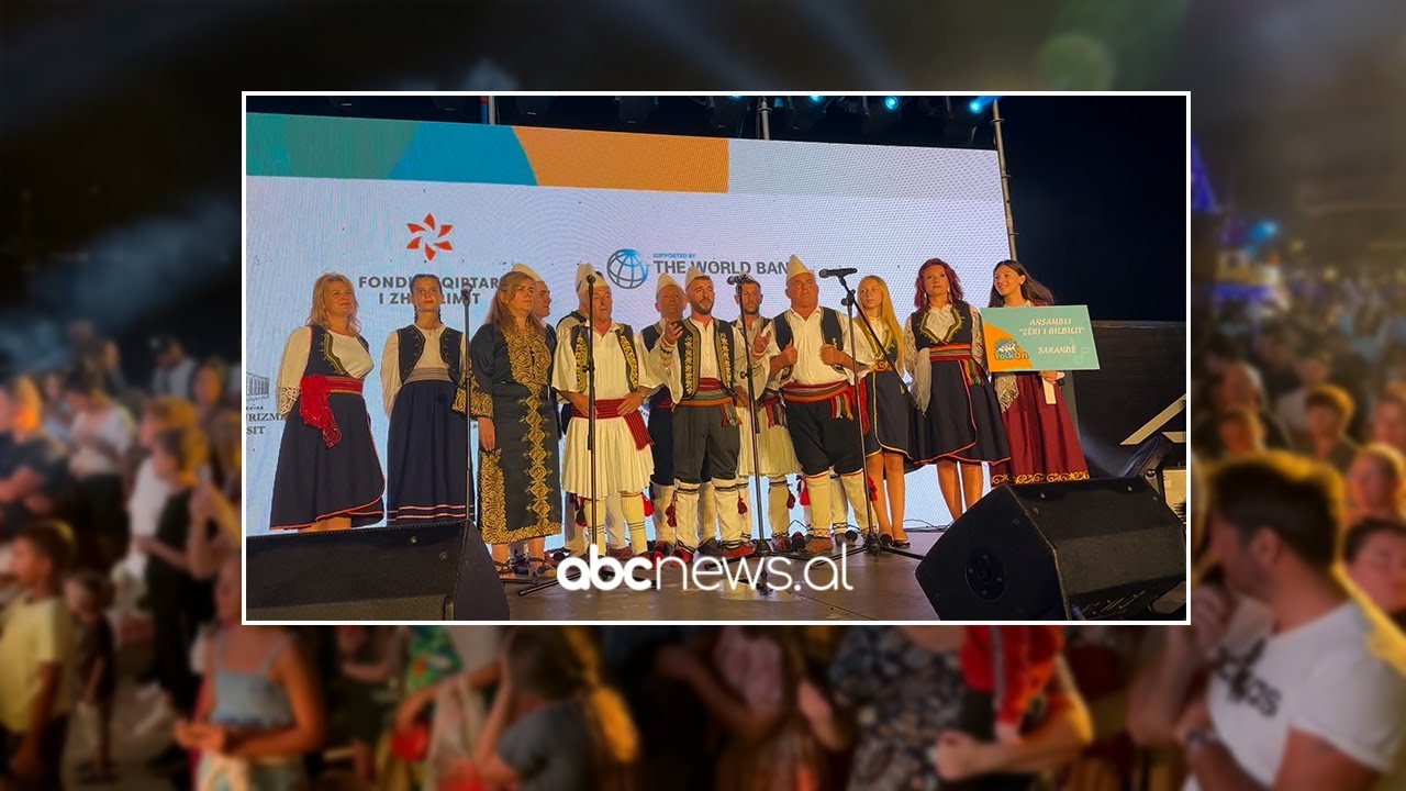 Koncert për pushuesit/ Këngë polifonike dhe valle tradicionale në Sarandë| ABC News Albania