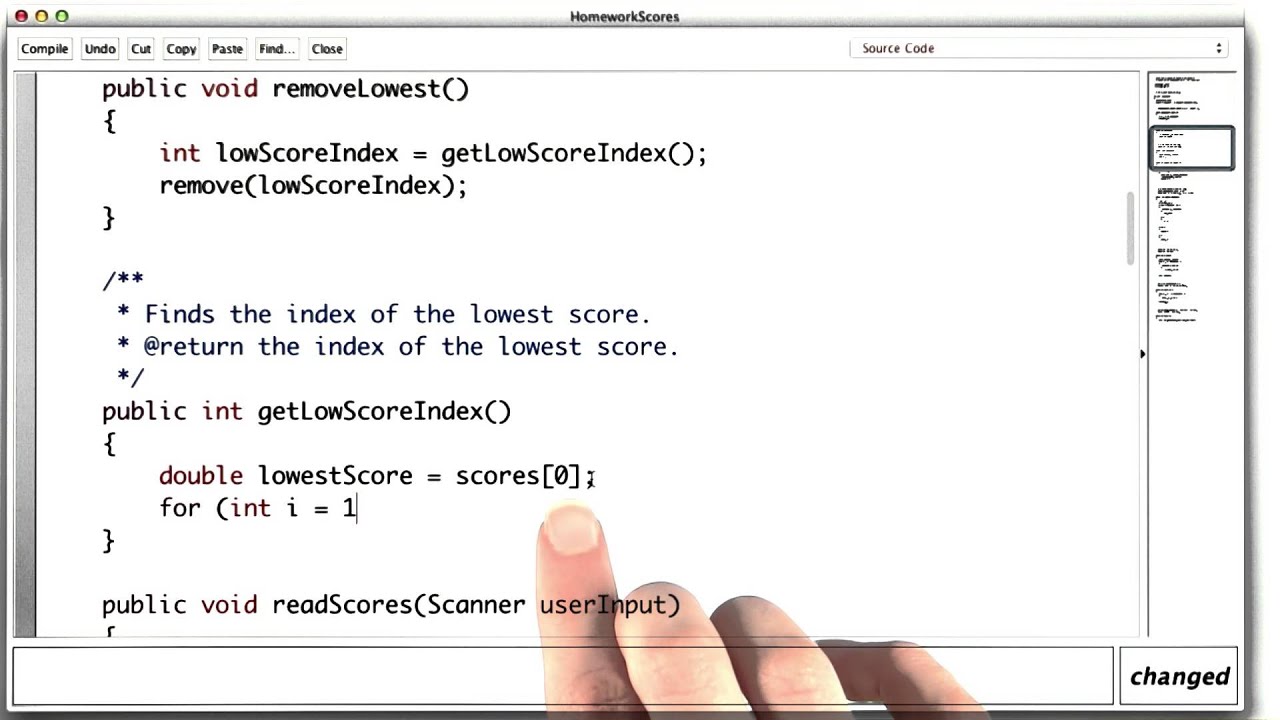 Find Lowest Scoring Position - Intro to Java Programming