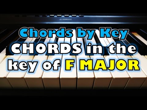 Piano Chords in the Key of F Major, F Major Scale and Common Chord Progressions