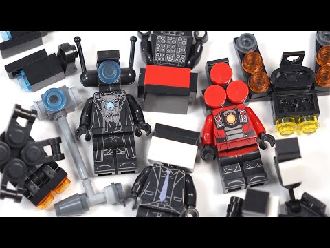 LEGO Skibidi Toilet | Upgraded Titan Cameraman | Upgraded Titan Speakerman | Unofficial Minifigures