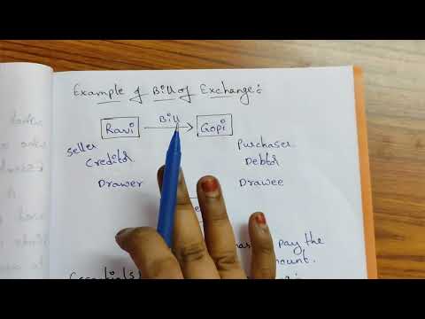 Bills of exchange || b.com sem 2 || part 1 || telugu | diff b\w cheques and promissory notes