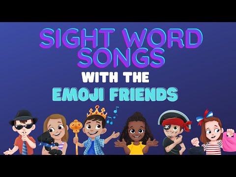 Sight Word Songs with the Emoji Friends and Heart Word Cues