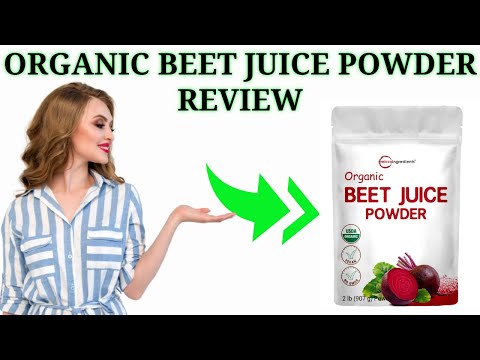 Organic Beet Juice Powder Review - Lower Blood Pressure With Lakewood Organic Beet Juice