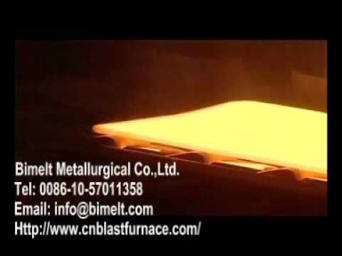 The smelting process of copper smelting furnace