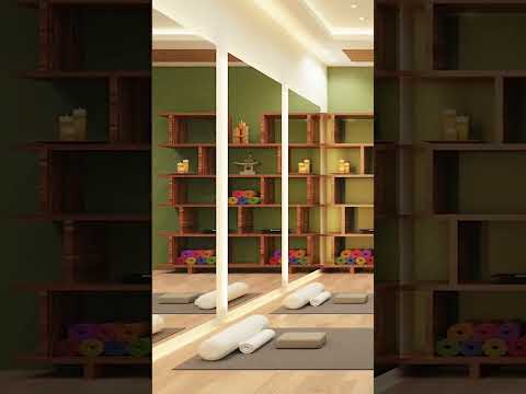Yoga Studio Design ....Sketchup X Vray 5🧡. #vrayforsketchup #shorts #architecture #3dvisualization