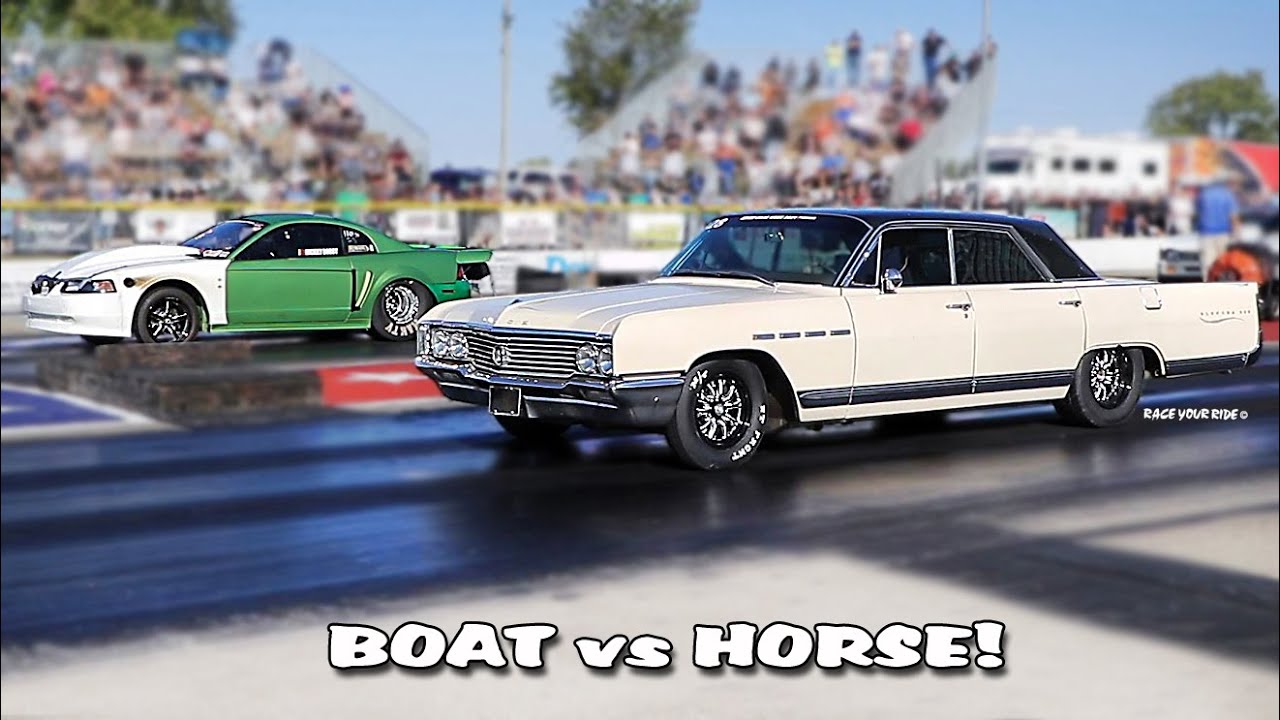 1964 Buick Electra Hits the Drag Strip, Bravely Takes On Turbocharged ...