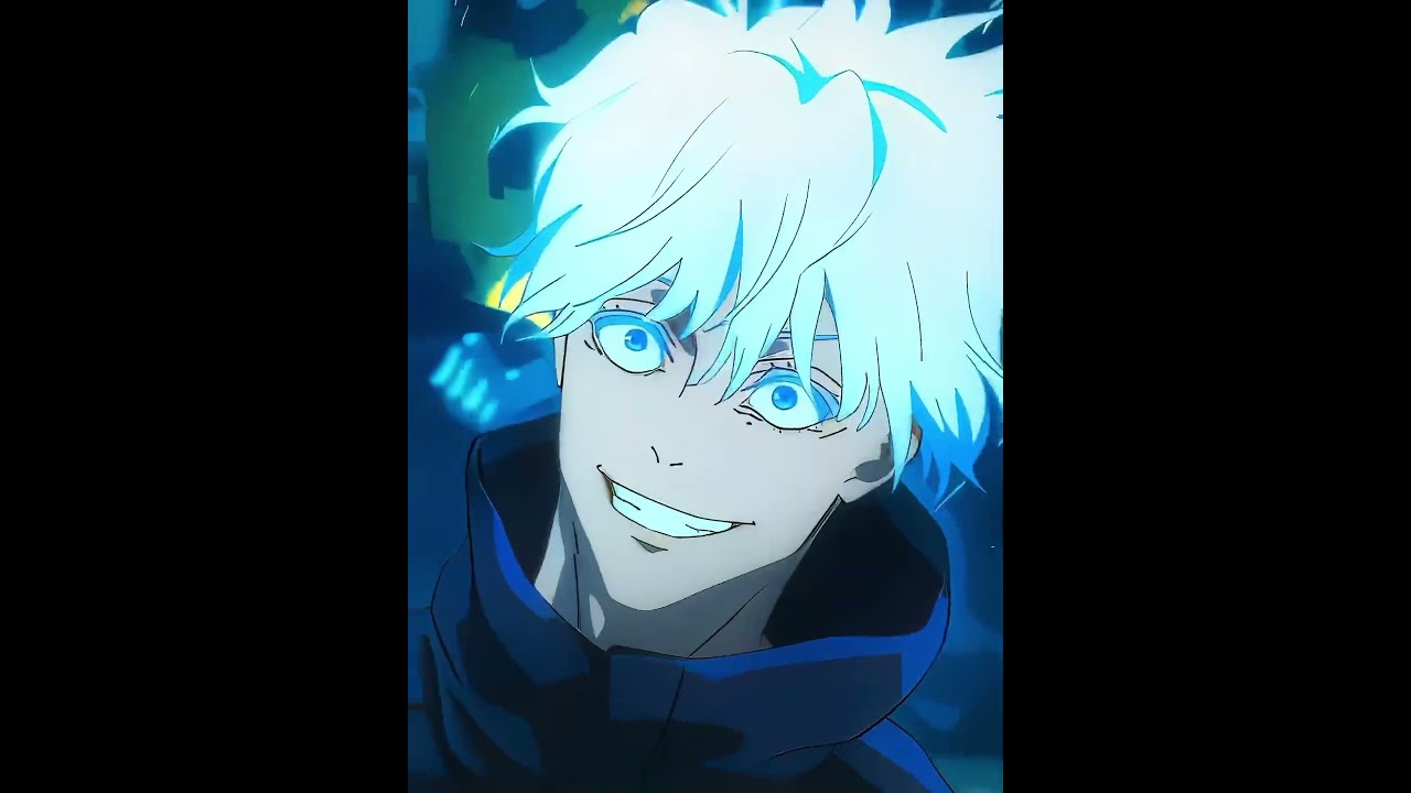 gojo with black hair and red eye ❤️ #anime #shortvideo #shortvideoviral