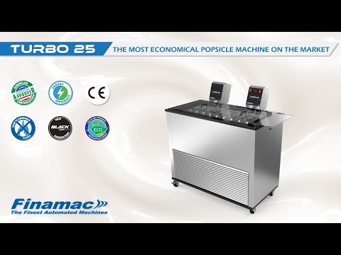 Turbo 25 Black - The most economical ice pop machine on the market