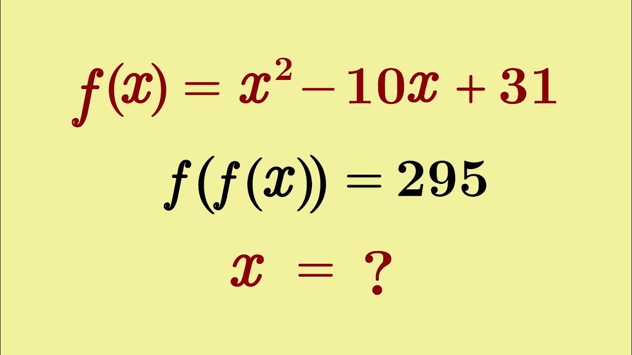 I Solved This {10 times} Faster Than YOU - Functional Equation 
