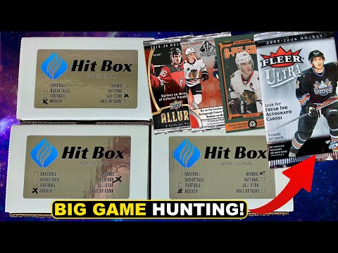 RARE PACKS= PACK LUCK RETURNS! - Hit Box Sports Cards Hockey Subscription Boxes June 2025