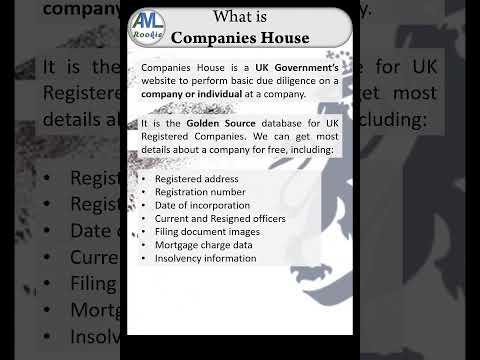 What is Companies House of UK - #UnitedKingdom #GoldenSource #Corporate #database #cdd #aml #kyc #tm