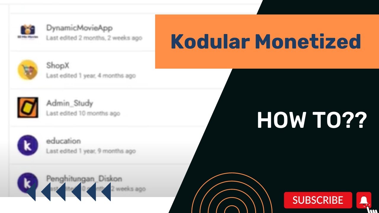 HOW TO GET MONETIZED IN APP KODULAR